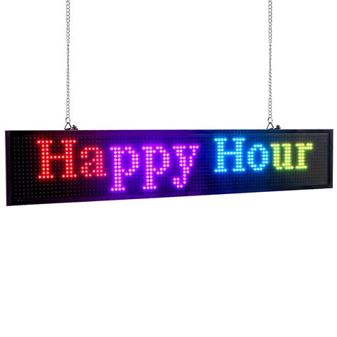 Купить Оптоэлектронные дисплеи Leadleds 50cm P5 Scrolling Message Board Information Sign Rgb