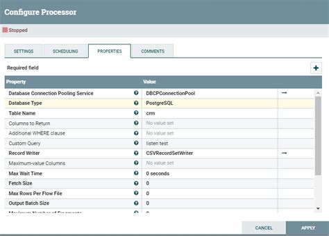 Postgresql Postgres Listen Command In Nifi Querydatabaserecord