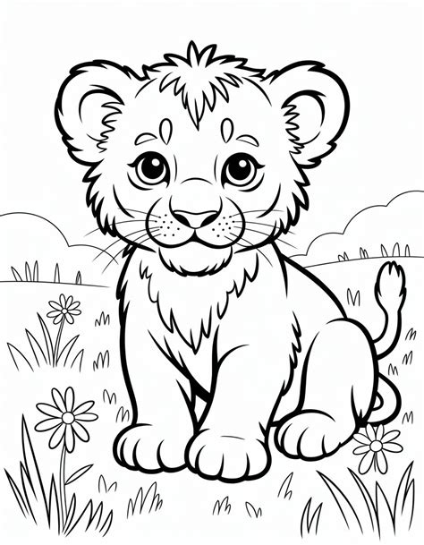 Free Lion Coloring Pages Pdf Printables Colorings
