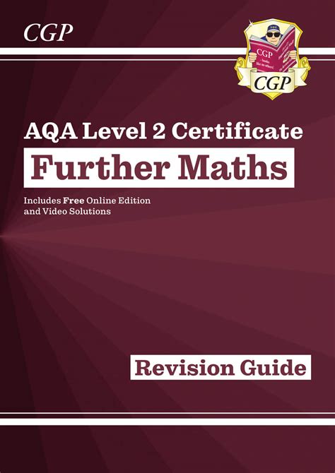 Aqa Level 2 Certificate In Further Maths Revision Guide With Online
