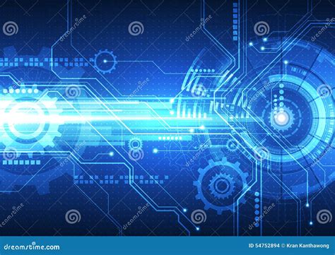 Vector Digital Technology Concept Abstract Background Stock Vector Illustration Of Background