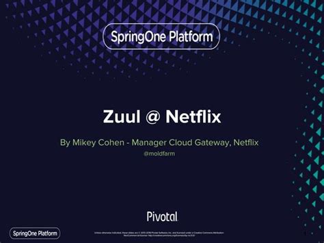 Zuul Netflix Springone Platform Pptx