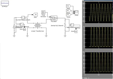 full wave rectifier circuit in matlab circuit diagram