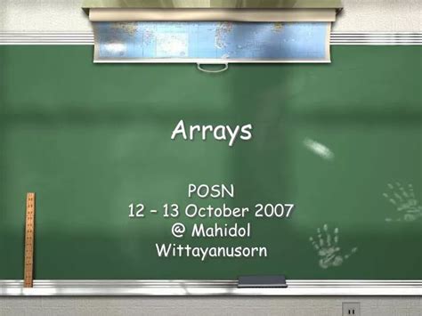 Ppt Understanding Arrays In Computer Programming Powerpoint Presentation Id5914734