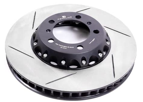Porsche Rennline 2 Piece Semi Floating Slotted Rotor Set Rennline