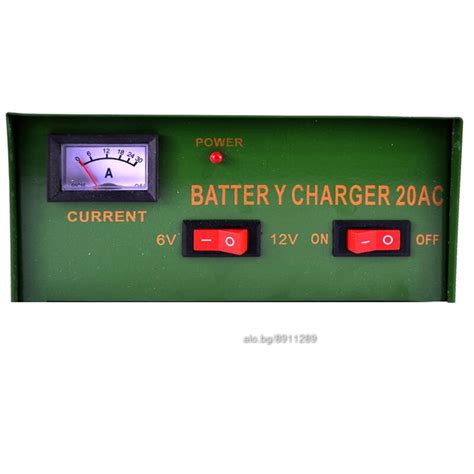 Комбинирано зарядно за оловни акумулатори, 6VDC, 12VDC, 20A | Батерии ...