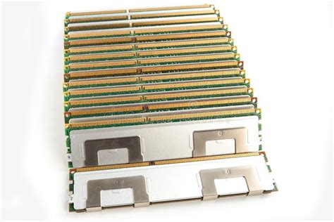 Memory Modules Isolated On The White Background Stock Photo Image Of Megabyte Industry