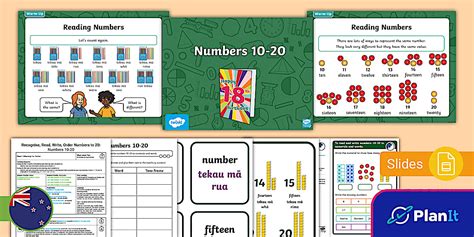 Phase 1 Number Recognise Read Write Order Numbers 10 20
