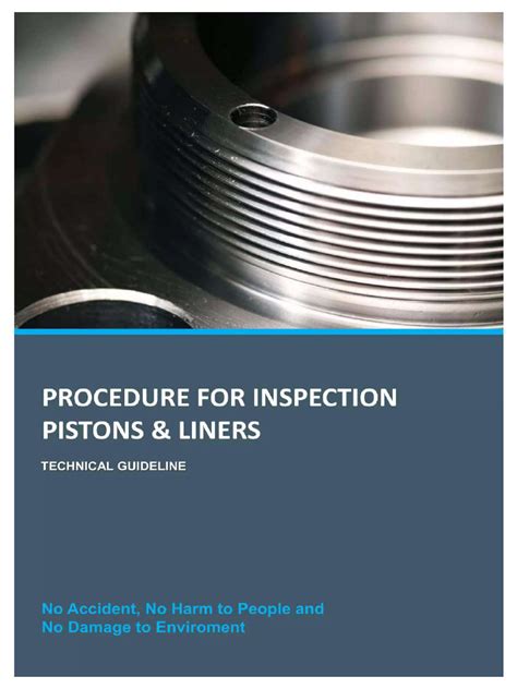 Man Procedure For Inspection Of Pistons And Liners Pdf