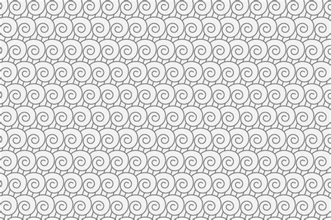 Premium Vector Abstract Spiral Line Geometric Style Seamless Pattern Template Style Background