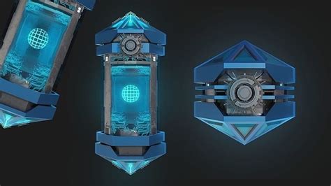 3d Animated Sci Fi Capsule 3d Model Animated Rigged Cgtrader