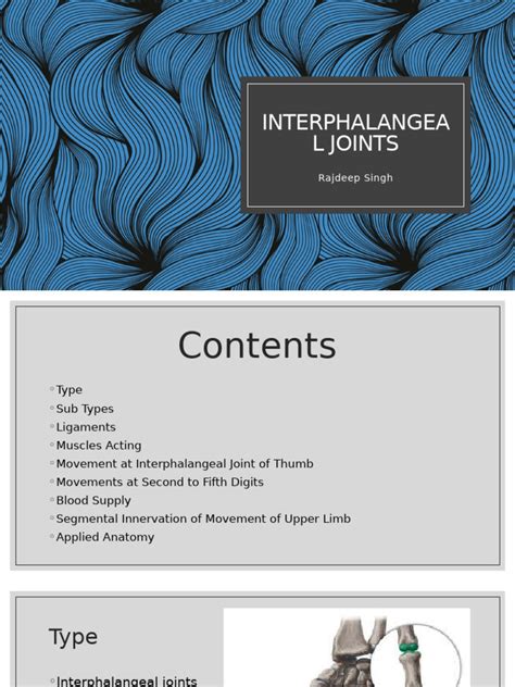 Interphalangeal Joints Pdf