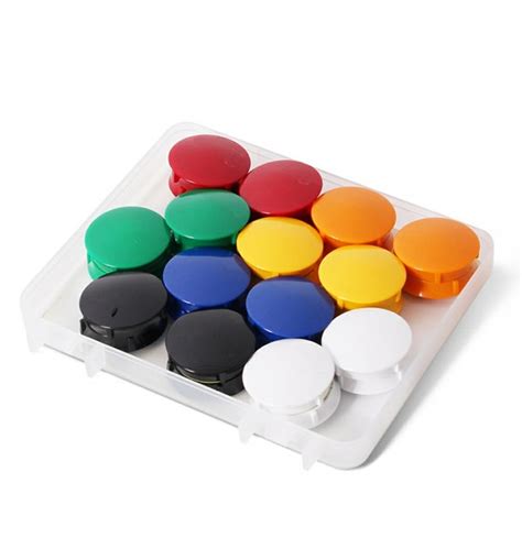 초강력 자석 원형 컬러 대형 10개입 동그란 마그넷 홀더 마그피아 학교 사무실 티몬