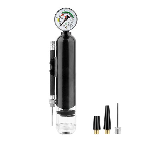 Портативный насос для мячей с манометром купить на Ozon по низкой цене 1821440658