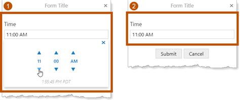 Time Picker Form Element