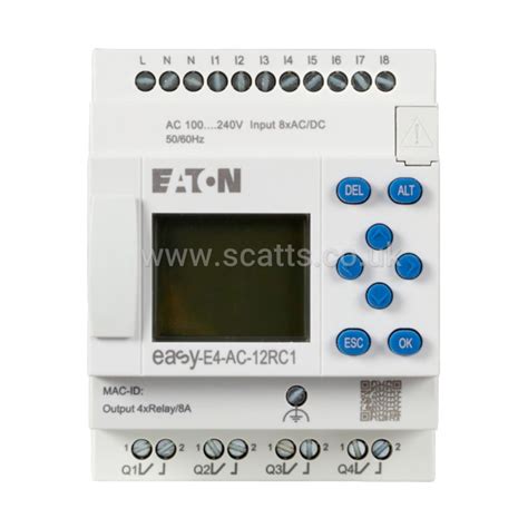 Easy E4 Ac 12rc1 Eaton Moeller Electric 197215 Easye4 Display