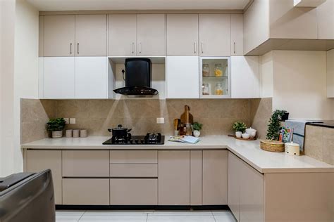Modern Kitchen Design With A Corian Countertop Livspace
