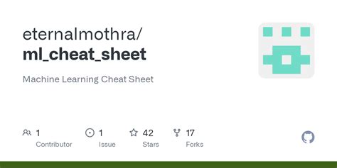 Ml Cheat Sheet Ml Cheat Sheet Pdf At Master · Eternalmothra Ml Cheat