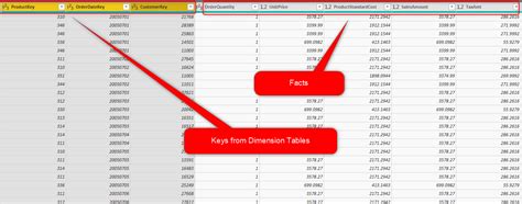 Basics Of Modeling In Power Bi Fact Tables Radacad