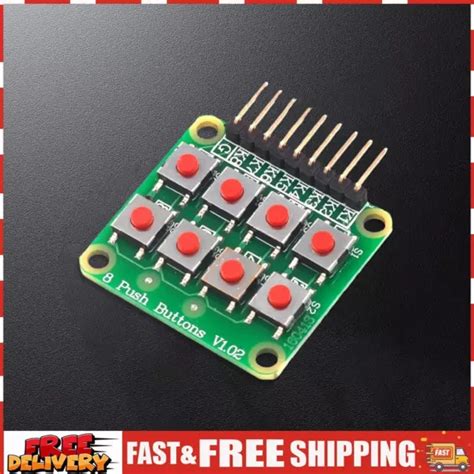 2x4 keypad 4x2 keypad 8 push buttons v1 00 durable reusable for arduino avr pic eur 2 65