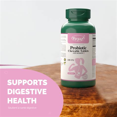 Probiotic Chewable Tablets For Women 60 Tablets Vorst Canada Vitamins And Supplements Online