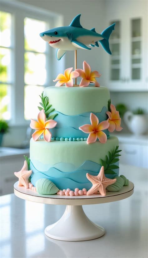 29 Shark Cake Decorating Ideas For Thrilling Ocean Designs The