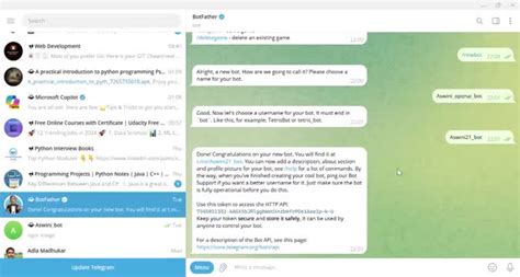 Aswini Aswini On Linkedin Ai Internship Telegrambot Chatgpt