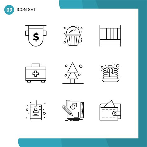 9 Universal Outlines Set For Web And Mobile Applications Spruce Forest