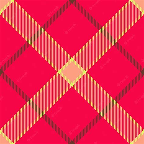 Premium Vector Seamless Background Pattern Vector Check Tartan Fabric Textile Plaid Texture