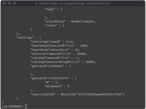 Mongodb Creating A Mongodb Replica Set In Single Docker Container