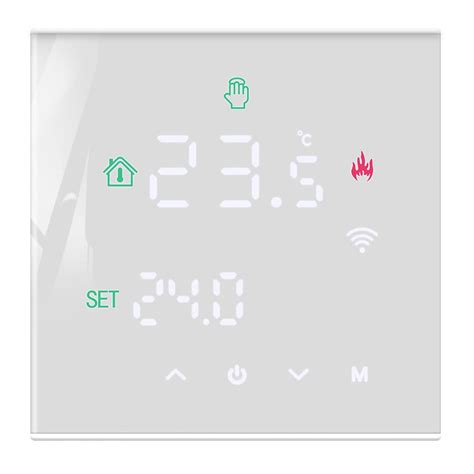 Smart Temperature Remote Controller For For Tuya Wifi Thermostat Lcd Display Touch