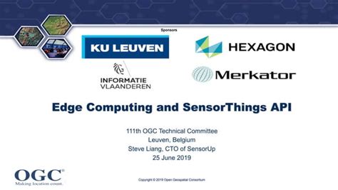 Edge Computing And Ogc Sensorthings Api Pdf Internet Of Things