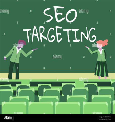 Conceptual Display Seo Targeting Business Showcase Specific Keywords