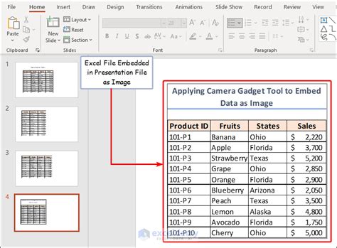 How To Embed An Excel File In Powerpoint 5 Easy Ways