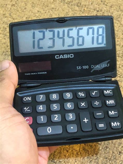 Casio Dual Leaf Portable Calculator On Carousell