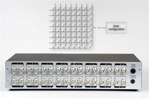 8x8 Single Matrix Bnc Switch Bnc Xlr Coaxial Switch Boxes W Remote