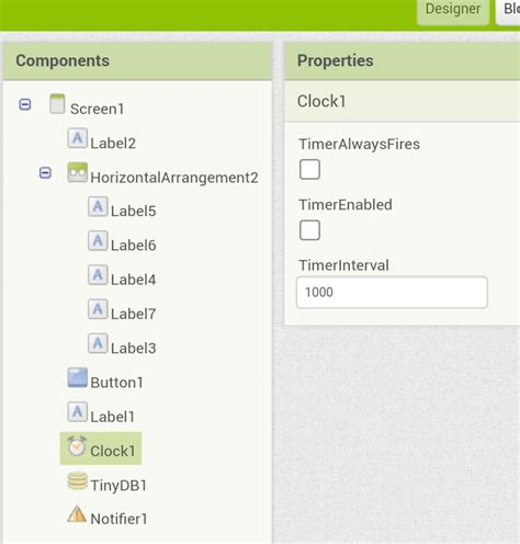How Do You Store A Timer Value In Tiny Databases Mit App Inventor