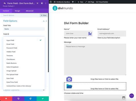 plugin walkthrough divi form builder divimundo