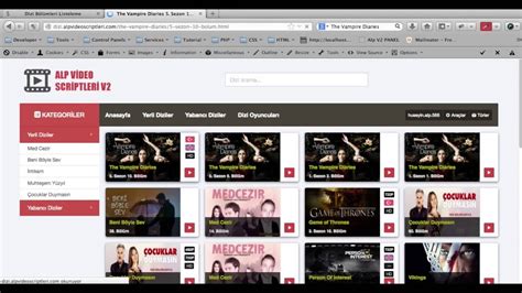 Ücretsiz Dizi Scripti Kurulum Download Alpdiziv2 Erdal Çelebi Youtube