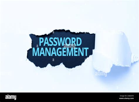 Conceptual Caption Password Management Business Approach Software Used To Help Users Better