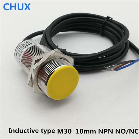 Inductive Proximity Sensor NPN M Mm IM DNA DNB NO NC V Wires Flush DC Motion