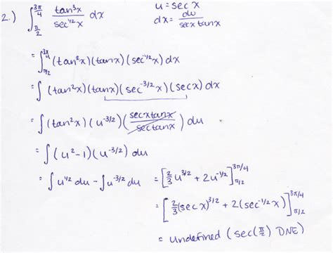 Multiple Choice Answers Trig Caculus