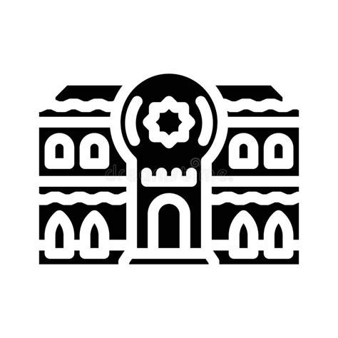 Synagogue Building Jewish Glyph Icon Vector Illustration Stock Illustration Illustration Of Synagogue Building Jewish Glyph Icon Vector Illustration Stock Illustration Illustration Of