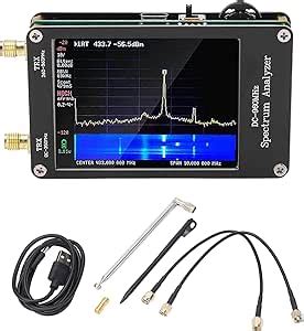 KRODANS Spectrum Analyzer MF HF VHF UHF Input Modes In Touch Screen Portable Spectrum