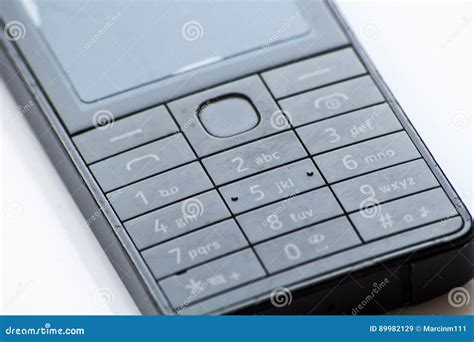 Cell Phone Numeric Keyboard Stock Image Image Of Macro Mobile 89982129