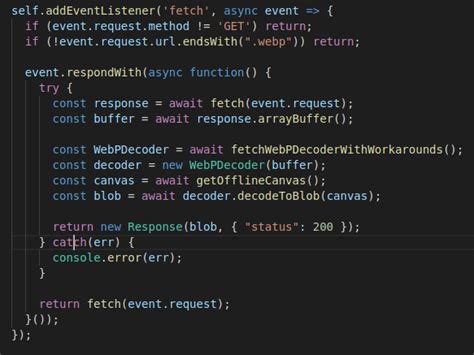 On The Fly Webp Decoding Using Wasm And A Service Worker By Kenneth Christiansen Medium