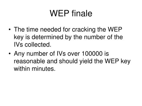 PPT Cracking WEP And WPA Wireless Networks And How To Better Secure