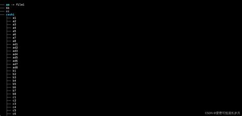 创建多级目录与链接的作业示例 Csdn博客