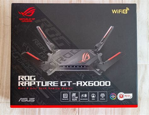 BNIB ASUS ROG Rapture GT AX6000 Computers Tech Parts Accessories Networking On Carousell