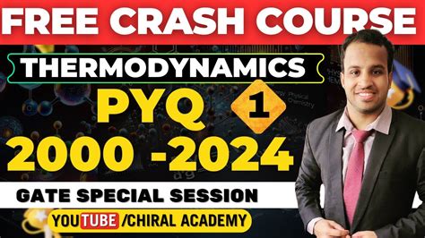 Thermodynamics Gate Pyq 2000 2024 Chiral Academy Youtube